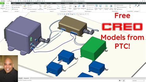 Free Creo Parametric Models From Ptc Youtube