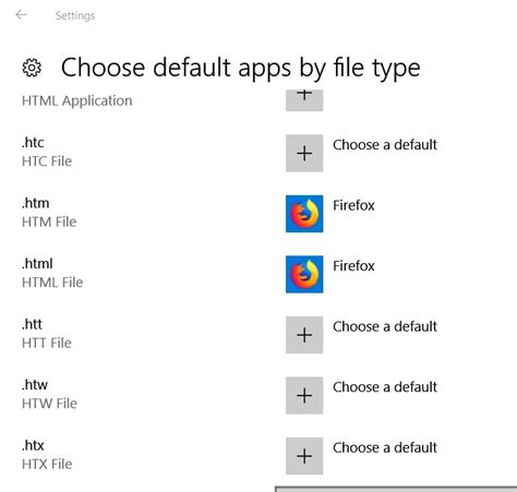 program i want to set as default will not show up under default prog