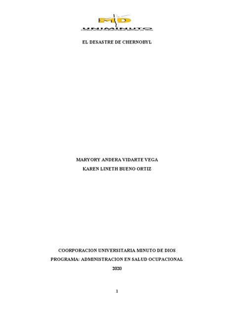 El Desastre De Chernobyl Pdf Desastre De Chernobyl Energía Nuclear