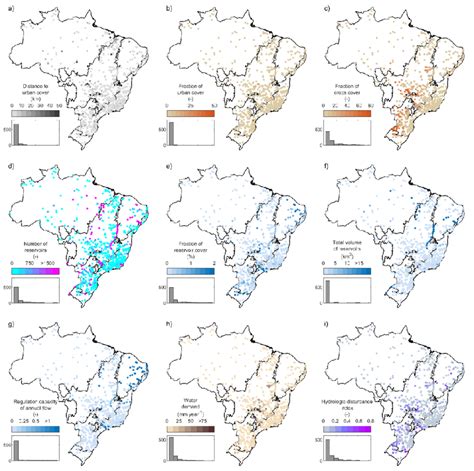 Spatial Distribution Of The Hydrologic Disturbance Attributes Of Cabra