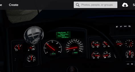 Speedometer Kmh Kenworth W900 And Rework Textures Dashboard Ats