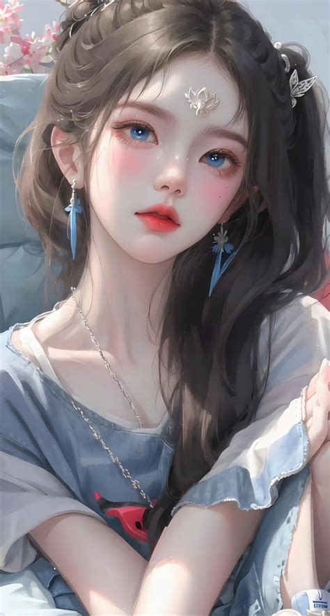 可爱漂亮动漫美少女长辫子4k手机壁纸彼岸图网
