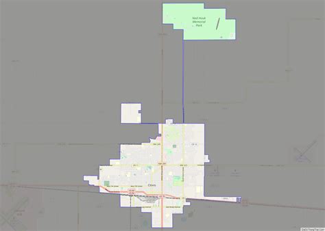 Map Of Clovis City New Mexico Thong Thai Real