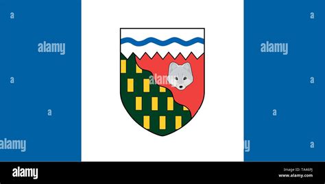 Northwest Territories Vector Flag Canada Stock Vector Image And Art Alamy