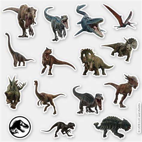 Dinosaur Stickers Printable Free