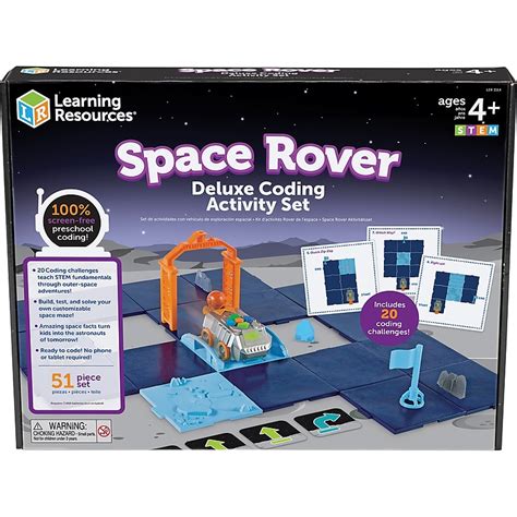 Learning Resources Space Rover Deluxe Coding Activity Set Ler3114 Image 1