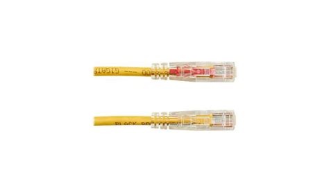 Black Box Gigatrue 3 Patch Cable 5 Ft Yellow C6pc70 Yl 05 Cat 6