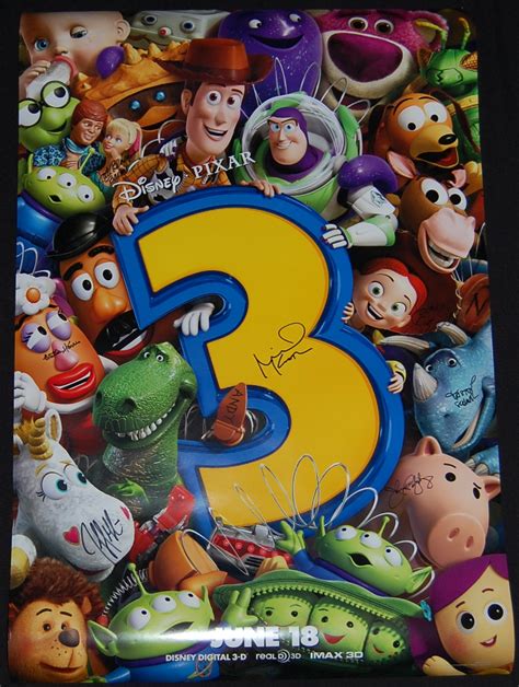 Charitybuzz Own This Autographed Toy Story 3 Poster