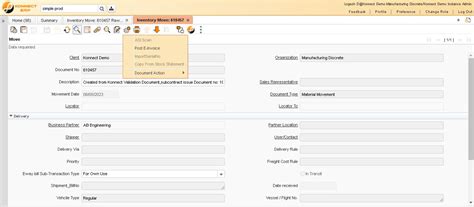 Inventory Move Process Konnect Erp Help