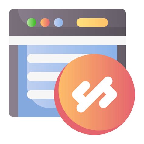 Coding Generic Flat Gradient Icon Coding Generic Flat Gradient Icon