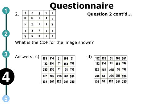 Ppt Histogram Equalization Of Grey Scale Images Powerpoint
