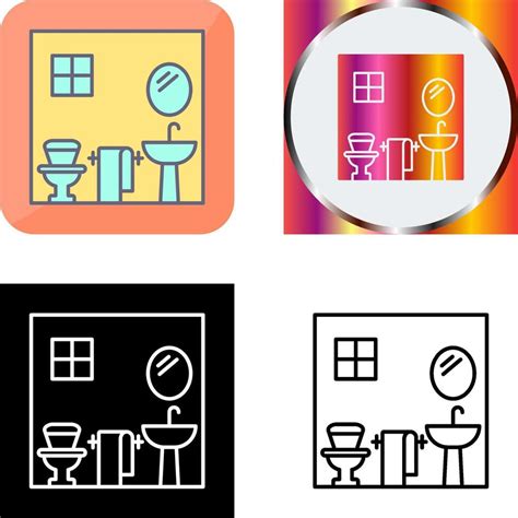 Bathroom Icon Design 45394602 Vector Art At Vecteezy