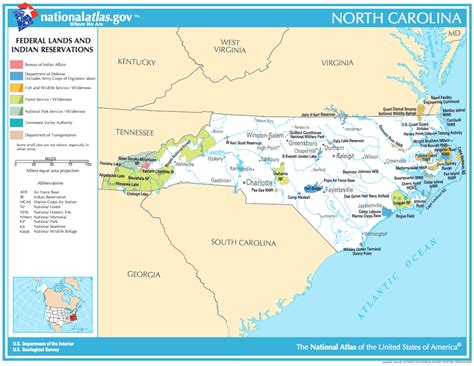 Federally Owned Land And Nc Counties
