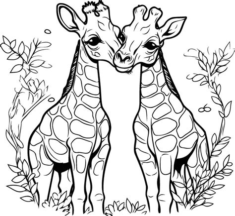 Giraffe Coloring Pages Printable 2025