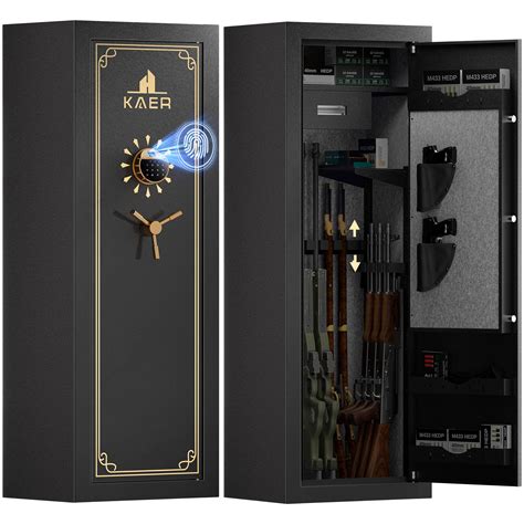 Kaer 13 15 Biometric Gun Safe Quick Access Fingerprint Gun Safes For