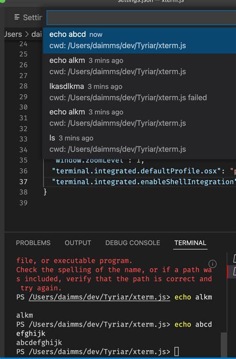 Shell Integration Doesnt Remember Multi Line Commands · Issue 140664 · Microsoftvscode · Github
