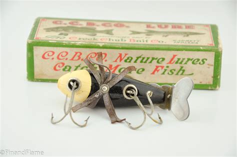 Creek Chub Crawdad Antique Lure Fin And Flame