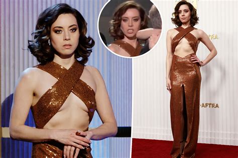 Aubrey Plazas Stylist Defends Her Underboob At 2023 Sag Awards
