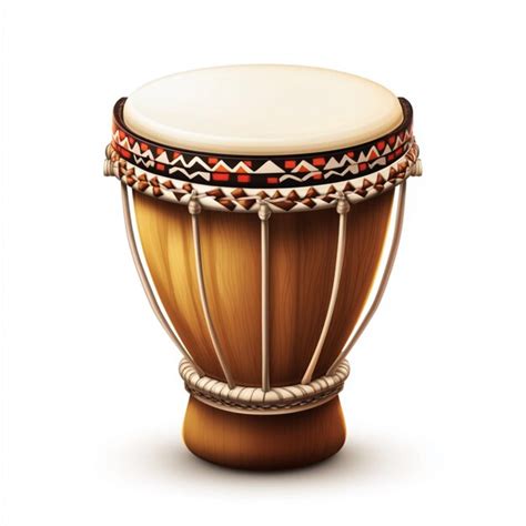 Digital Artwork Of A Bongo Drum Premium Ai Generated Image