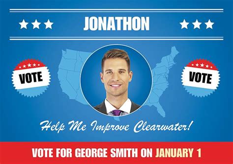 Political Postcard Template