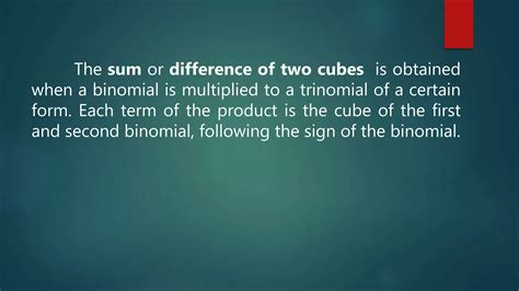Product Of A Binomial And A Trinomial Involving Pptx