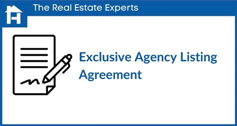 What Is An Exclusive Agency Listing Agreement