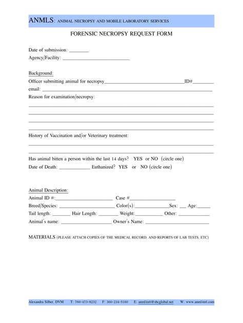 Fillable Online Request Form Forensic Fax Email Print Pdffiller