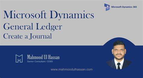 Microsoft Dynamics 365 Fixed Assets Fixed Assets Transfers Mahmood Ul