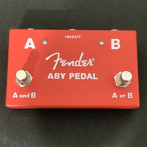 Fender Aby Footswitch True Bypass Ab Guitar Pedal