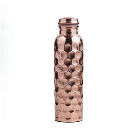 Capacity 1000 Ml Hammered Copper Water Bottle At ₹ 440piece In