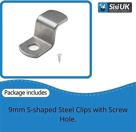 Canvas Offset Clips 9mm Pack Of 10 Metal Offset Bracket Frame Mounting