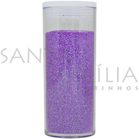 Glitter 30 Ml Lilás Perolado Armarinho Santa Cecília 25 De Março