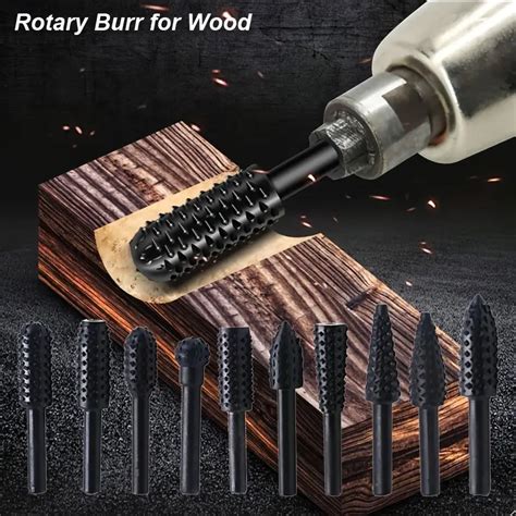 Rotary Burr Rasp Set Carbon Steel Wood Carving File Rasp Temu Brazil