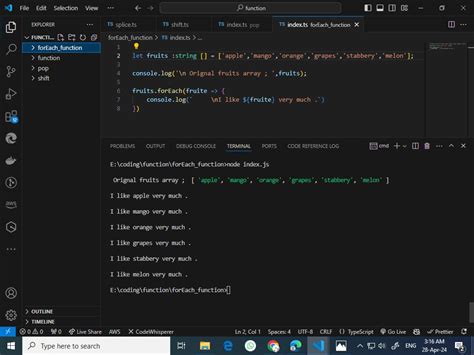Use Of Foreach Function In Typescript Muhammad Javed