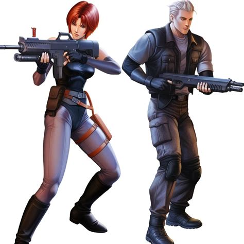 Characters From Dino Crisis 2 Female Male Realistic Image Seaart Ai