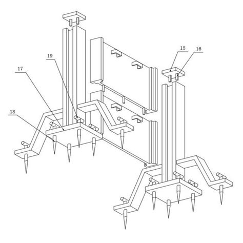 Schematic Structure Of The Overall Elevation View Of The Device 1