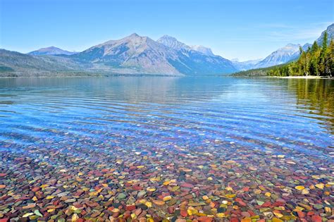 Looking For Montana Colored Rocks Head To Lake Mcdonald Montana