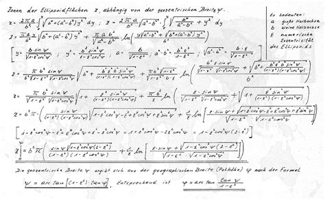 Equal Area Cylindrical Projection Of An Ellipsoid