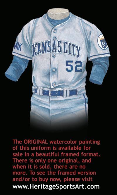 Kansas City Royals Uniform And Team History Heritage Uniforms And