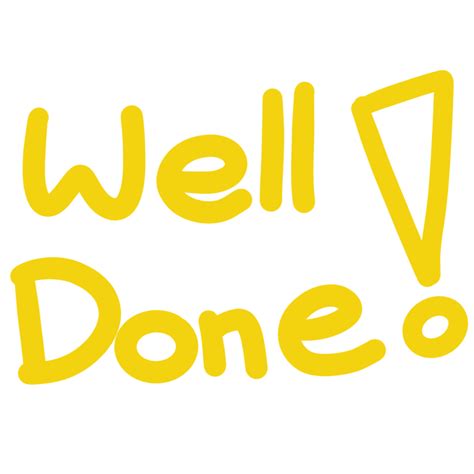 Well Done Job 27379495 Png
