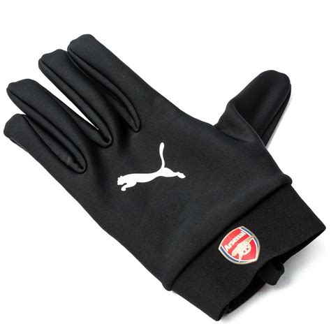 Arsenal Player Gloves Black