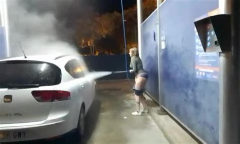 Drupy Girls Shorts Fall Down While Washing Car By Xavidrupy1 On Deviantart