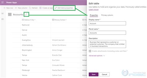 The New Look Of Dataverse Tables Microsoft Dynamics 365 Crm Tips And