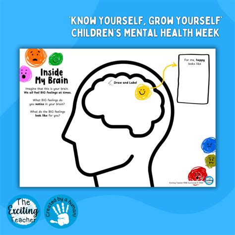 ‘big Feelings Inside My Brain Worksheet Know Yourself Grow Yourself