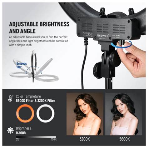 Neweer Rl18 Kit De Luz De Anillo Led De Precio Guatemala Kémik
