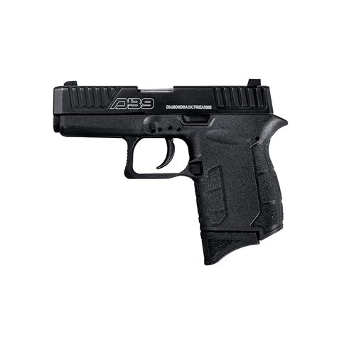 Diamondback Db9 Compact Pistol Stainless Black 9mm 3 Barrel Gen 4 6rd