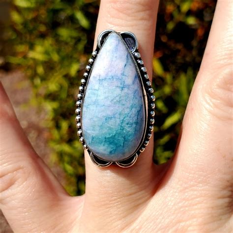 Handmade Jewelry New Dragon Veins Agate 925 Silver Ring Poshmark