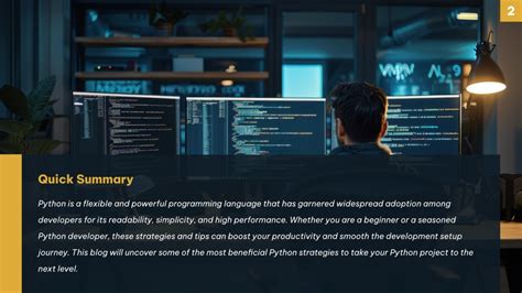 Ppt 10 Useful Python Development Setup Tips To Boost Your