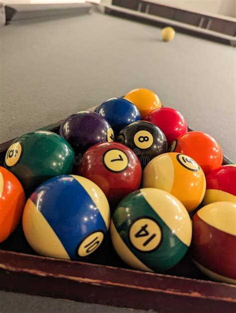 Pool Table Billiard Game Indoor Space Stock Image Image Of Billiard