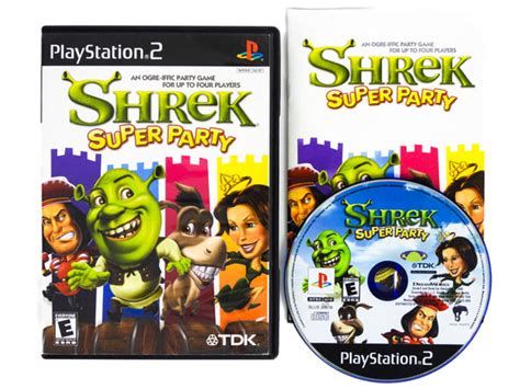 Shrek Super Party Playstation 2 Ps2 Retro Mtl